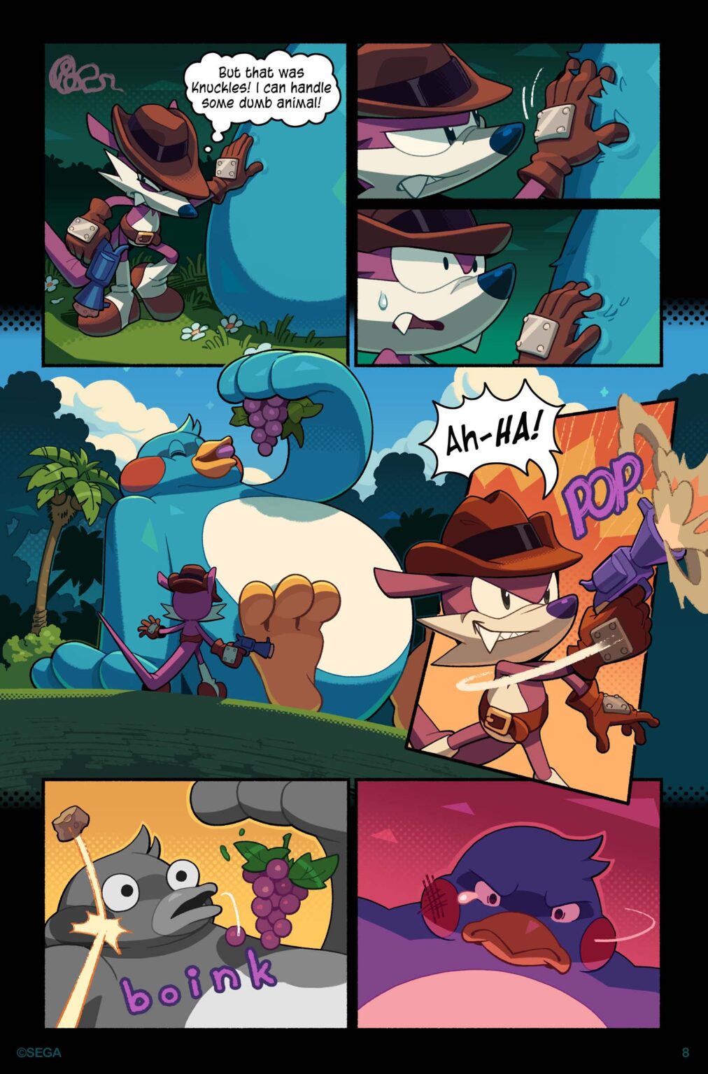 Second Part of Sonic Superstars Prologue Comic: Fang’s Big Break ...