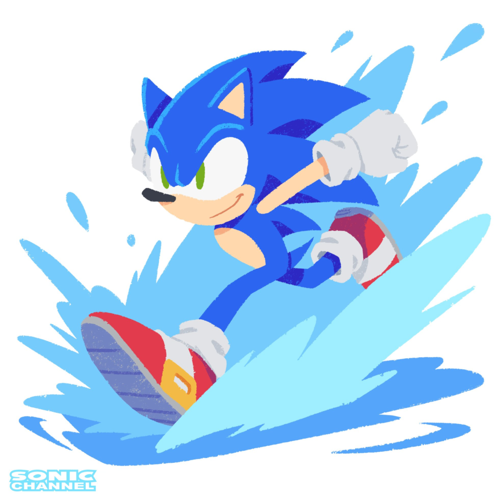 Sonic Channel Commemorative Illustration: Who Needs to Swim When You ...
