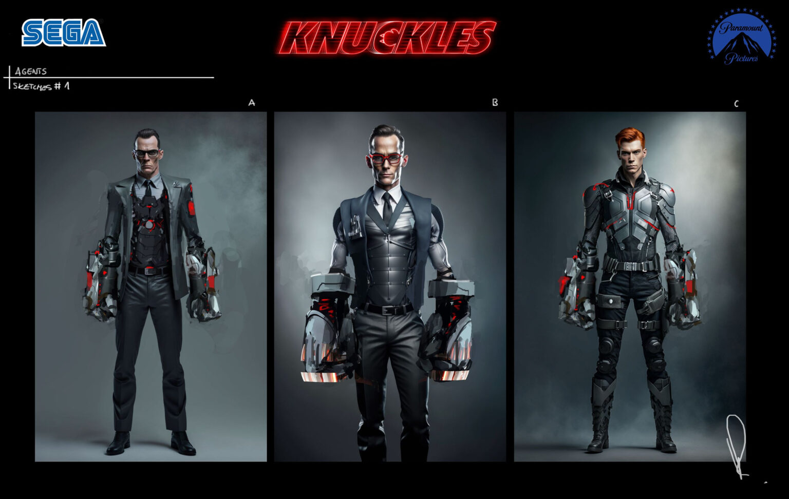 Knuckles Concept Art Shared by Marcin Rubinkowski – Sonic City ⋆★ Sonic ...