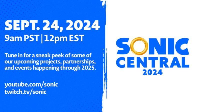 [Tune-in] SEGA Announces “Sonic Central” Virtual Event – Tuesday ...