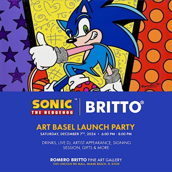 SEGA Teams Up with Romero Britto for BRITTO x Sonic Collaboration ...