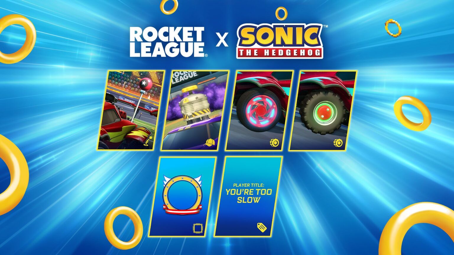 Rocket League x Sonic the Hedgehog Event Starts Today With Sonic Spin ...