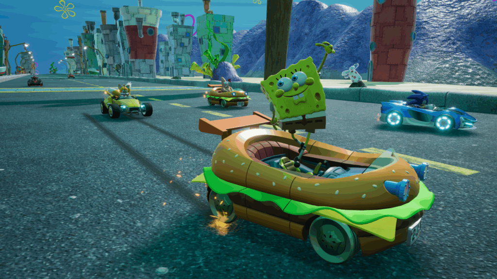 Sonic Racing: CrossWorlds Launches SpongeBob SquarePants Pack With New ...