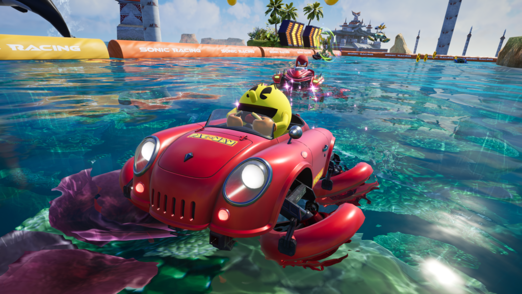 PAC-MAN Pack Officially Launches for Sonic Racing: CrossWorlds as DLC ...