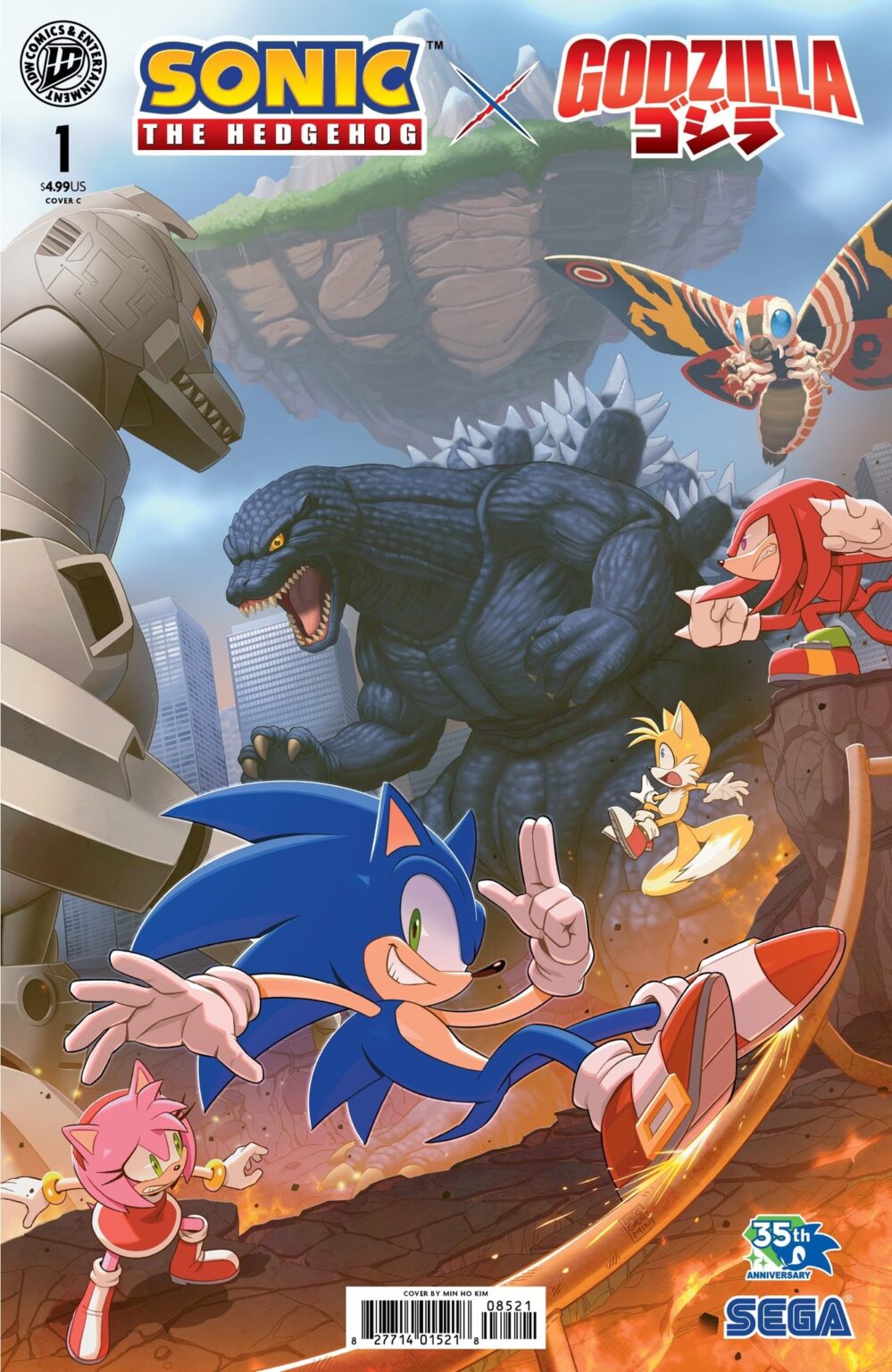 Sonic the Hedgehog x Godzilla Announced at IGN Fan Fest 2026, Kaiju ...