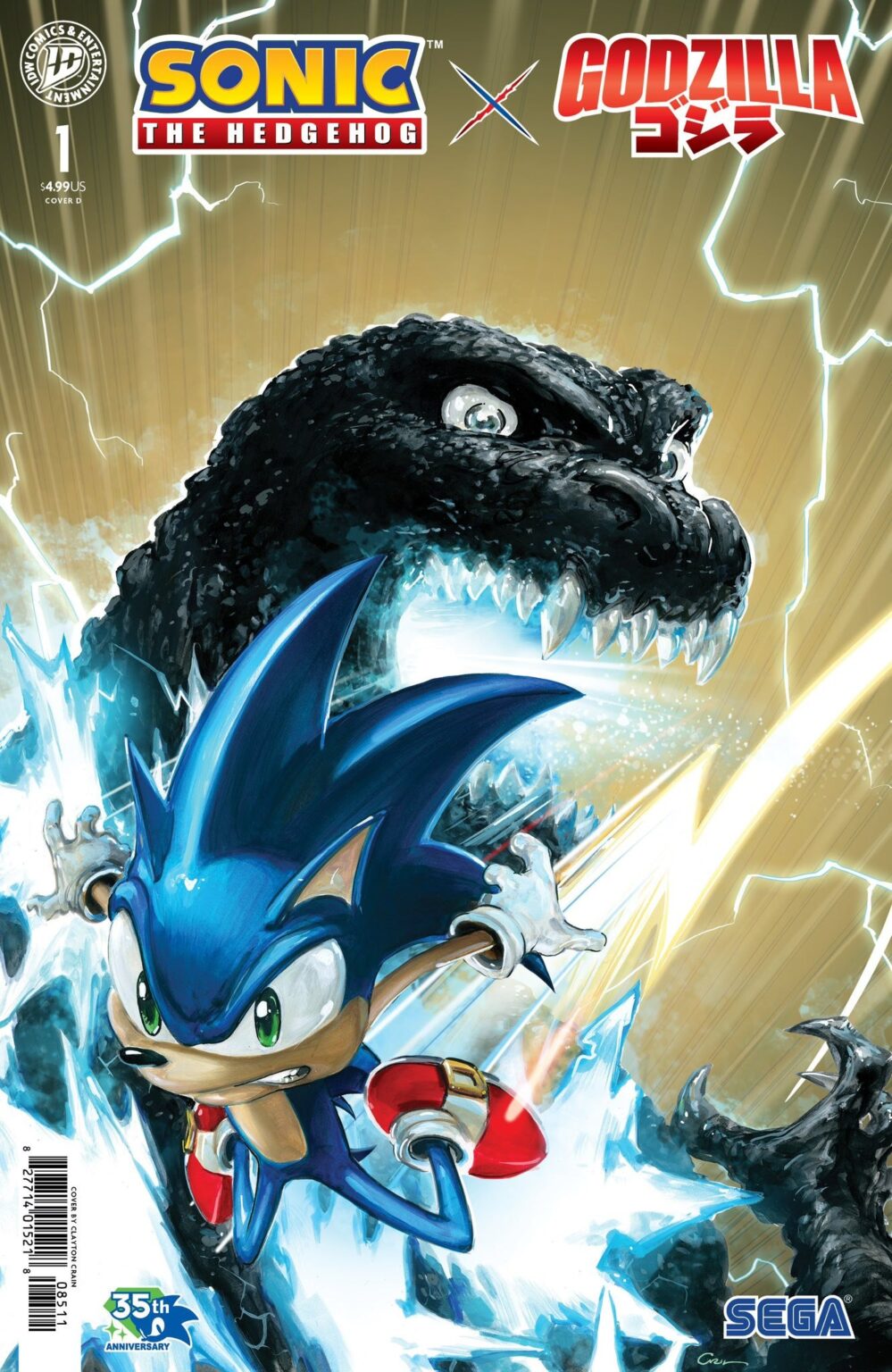 Sonic the Hedgehog x Godzilla Announced at IGN Fan Fest 2026, Kaiju ...