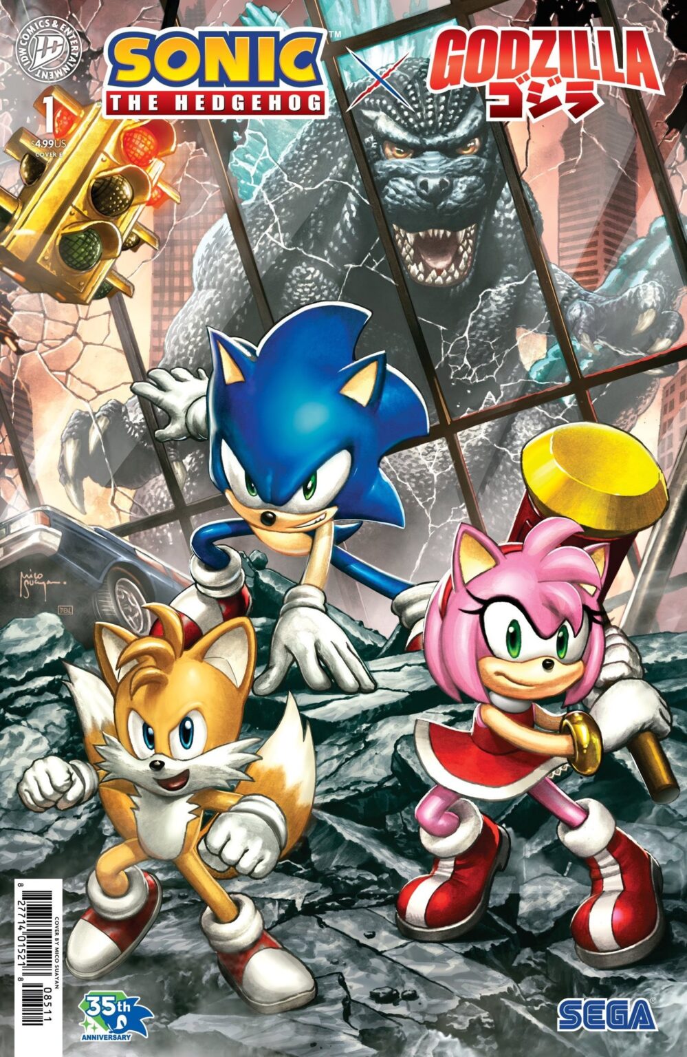 Sonic the Hedgehog x Godzilla Announced at IGN Fan Fest 2026, Kaiju ...