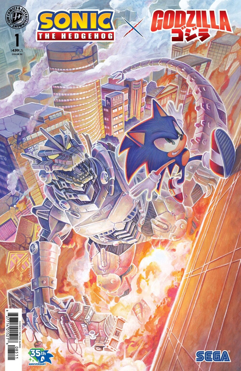 Sonic the Hedgehog x Godzilla Announced at IGN Fan Fest 2026, Kaiju ...