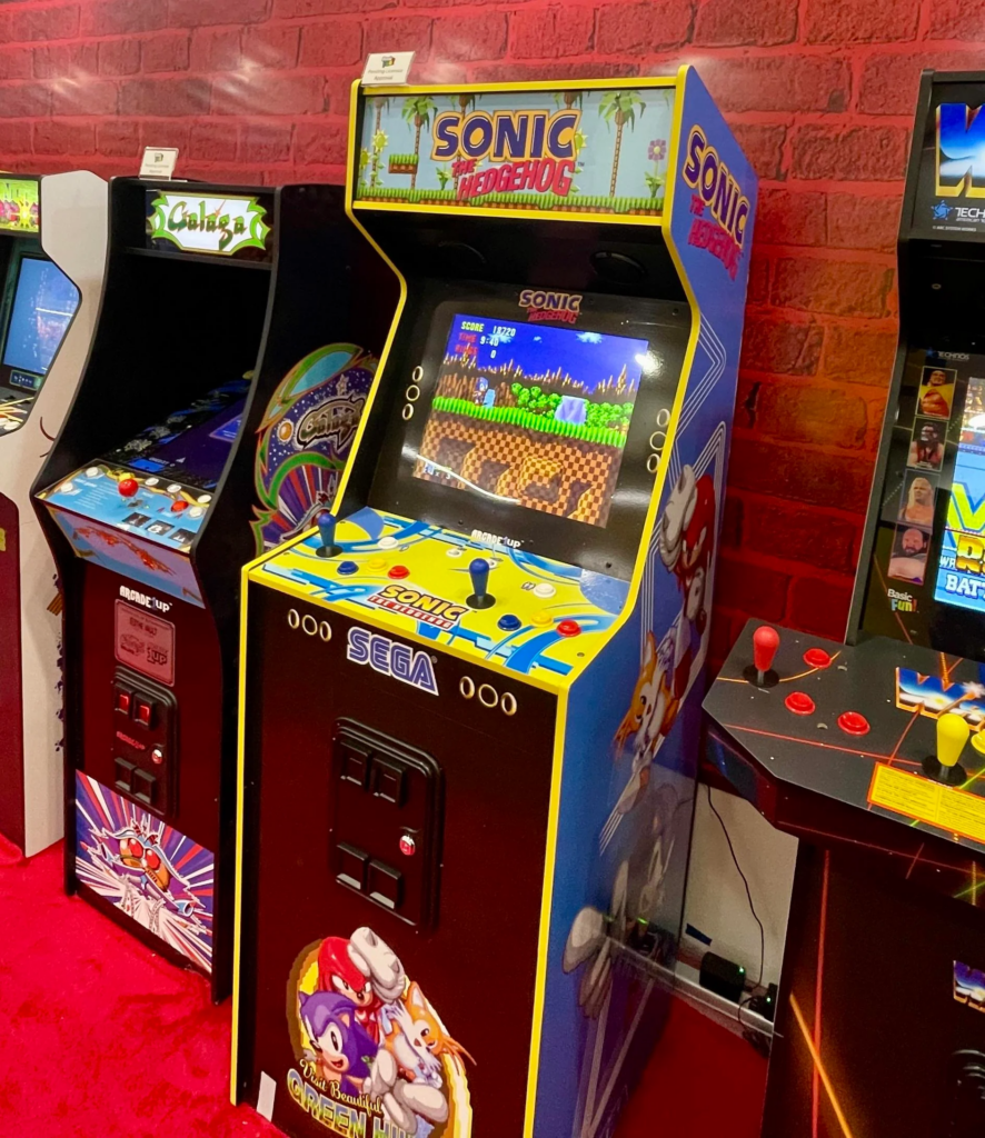 Sonic Arcade Cabinet Revealed as Basic Fun! Unveils First Arcade1Up ...