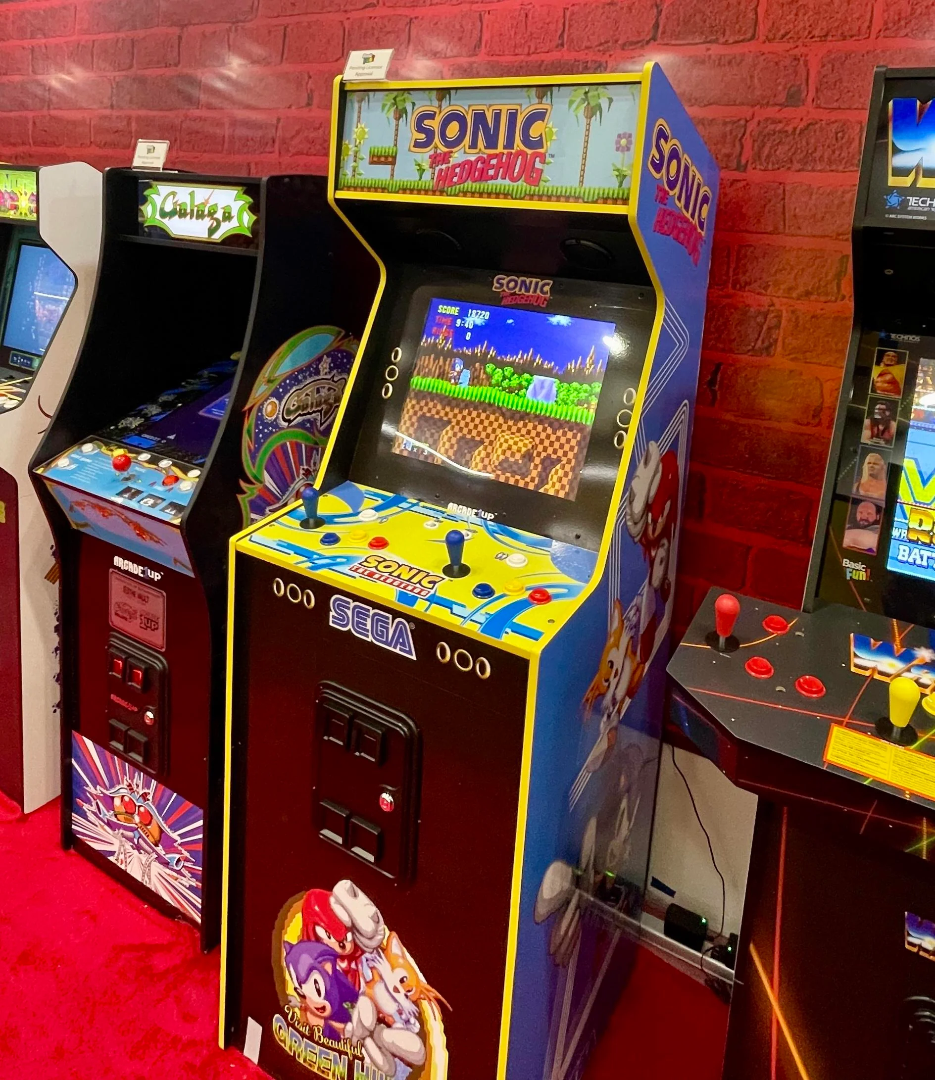 Sonic Arcade Cabinet Revealed as Basic Fun! Unveils First Arcade1Up ...