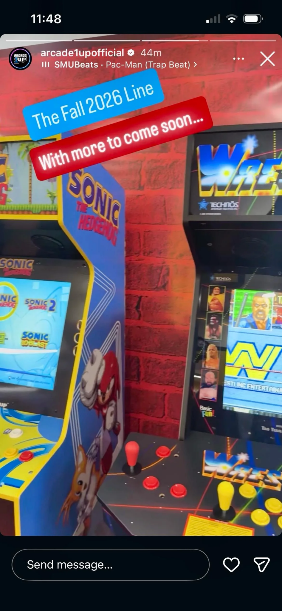 Sonic Arcade Cabinet Revealed as Basic Fun! Unveils First Arcade1Up ...