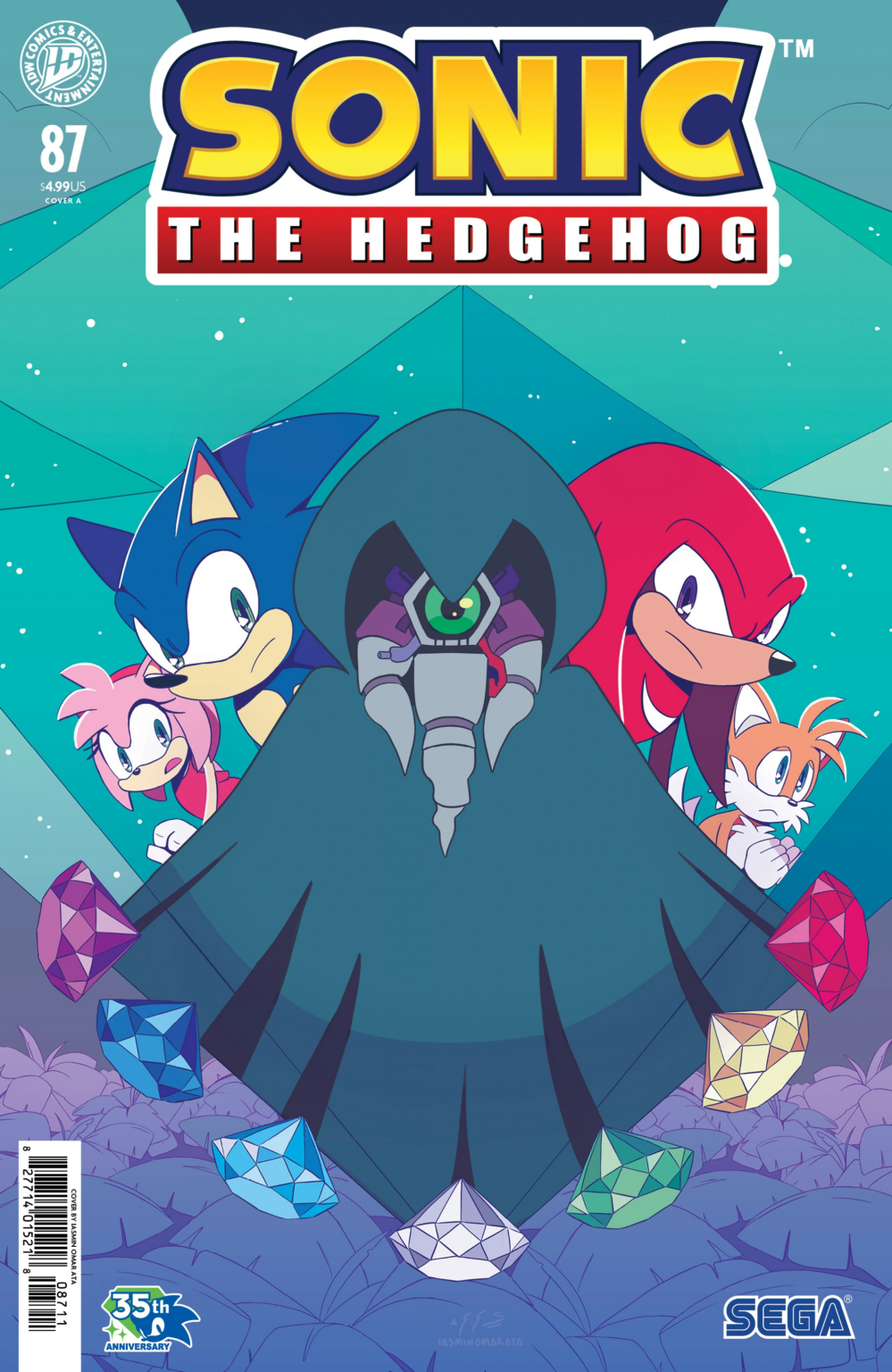 Sonic the Hedgehog #87 Targets the Master Emerald as Road to 100 ...