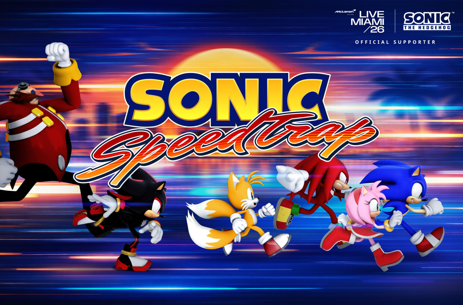Sonic the Hedgehog Joins McLaren Racing Live Miami With Fan Activations ...