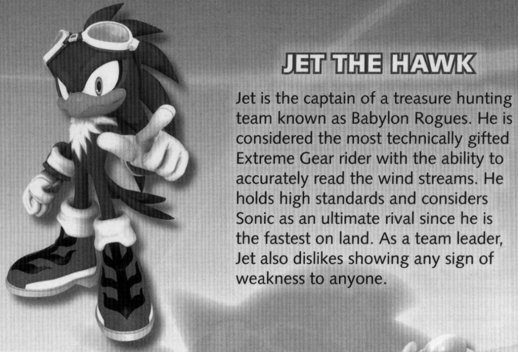 Jet the Hawk | The Sonic the Hedgehog Wiki