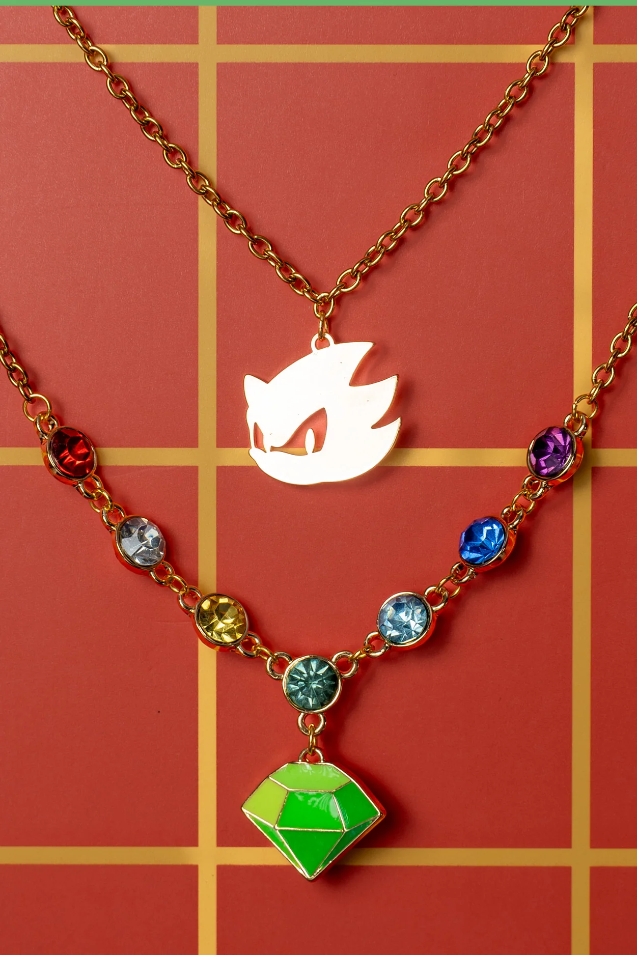 Official SEGA Shop Opens Pre-Orders for Super Sonic Emeralds Necklace ...