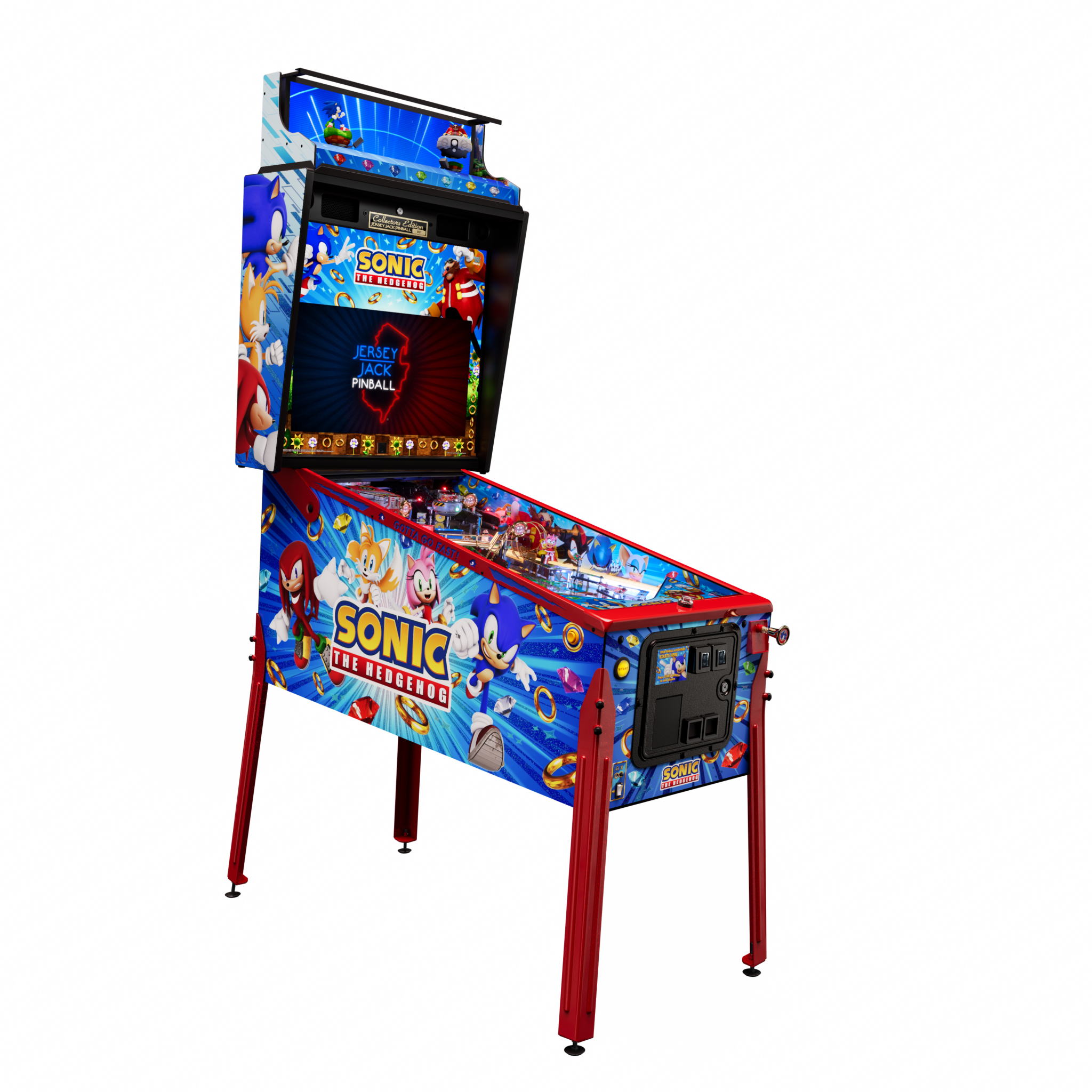 Jersey Jack Pinball Fully Reveals Sonic the Hedgehog Pinball Machine ...